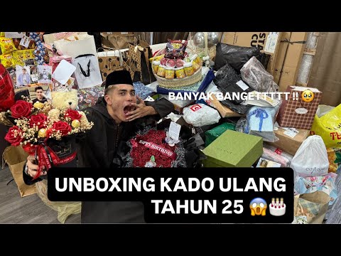 LIVESTREAM | UNBOXING KADO ULANG TAHUN KE-25  😱🎂