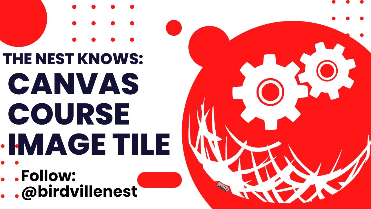 Setting a Canvas Course Image Tile - YouTube