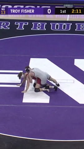 Top Takedowns from Troy Fisher vs. Roman Rogotzke | Big Ten Wrestling ...