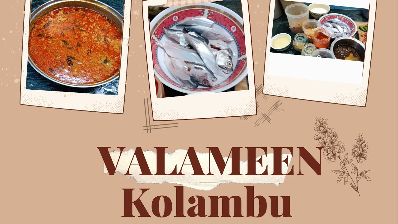 VALAMEEN Kolambu recipe - YouTube