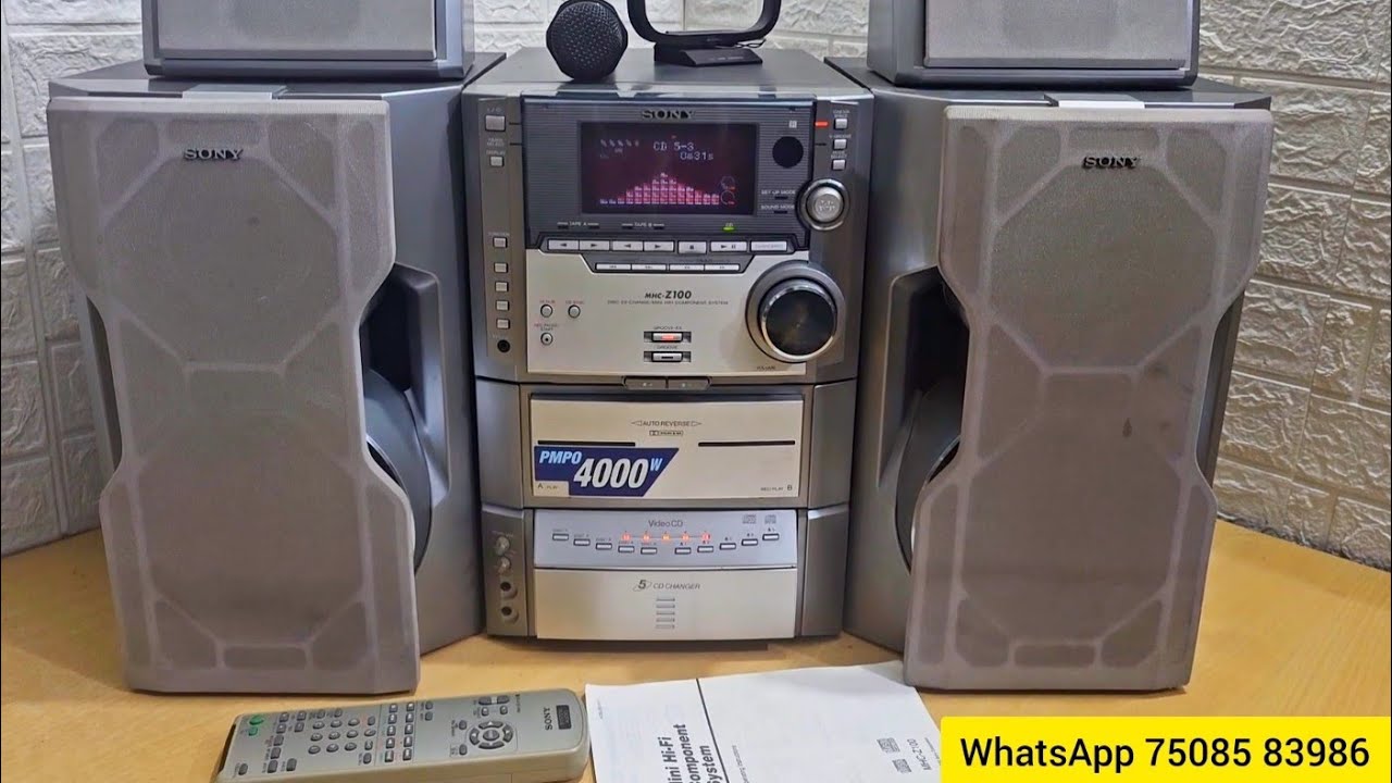 Sony mhc-z100. SOLD . #hifimusicsystem - YouTube