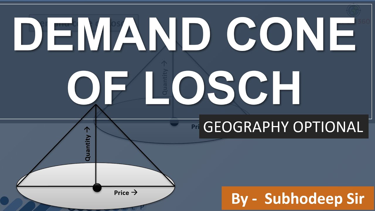 Demand Cone of Losch | Losch Modifications in Christallers Theory ...