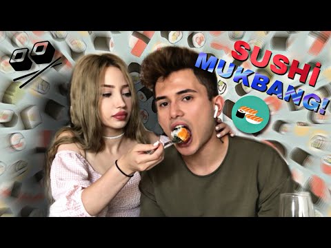 SUSHI MUKBANG! (KUSMAMA CHALLANGE)