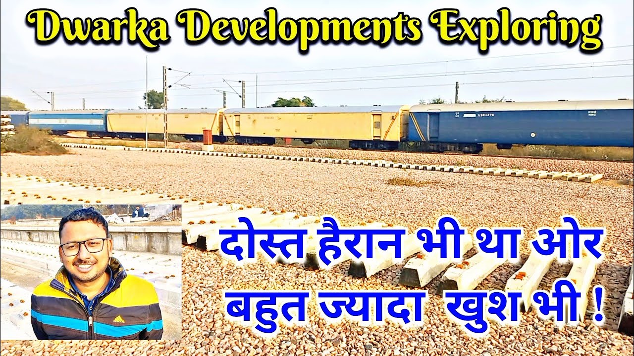 Dwarka Developments Exploring | #publictransport #dwarkaexpressway #railwaystation #UER-II - YouTube