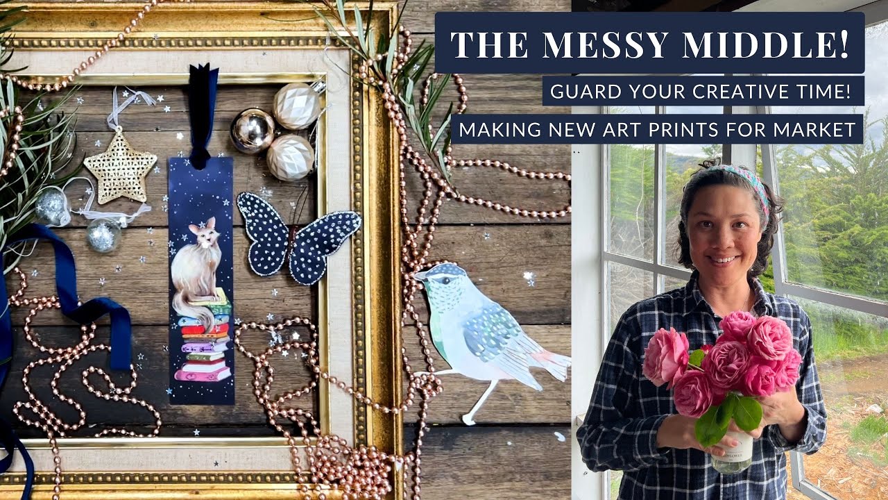 The Messy Middle: look at all my projects. Making new art prints for ...