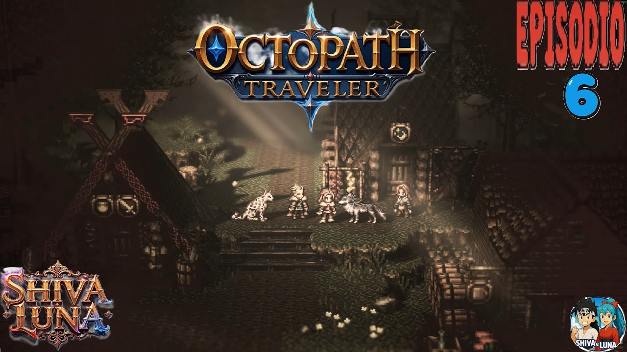 Octopath Traveler EP 6 Una Fiera Cacciatrice,La foresta di S'warkii ...