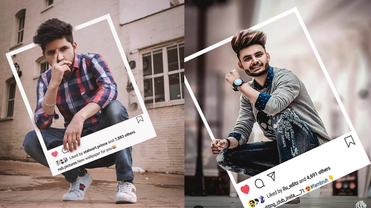 Creative Insta Frame Effect | Photoshop Tutorial - YouTube