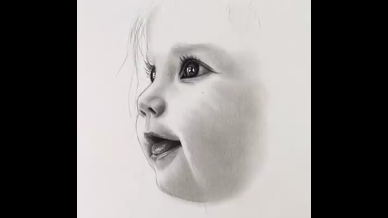 How To Draw 3D Cute Baby /3D Trick Art On Paper - YouTube