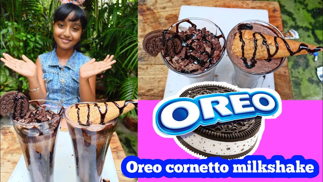 Oreo cornetto & Oreo Milk Shake - YouTube