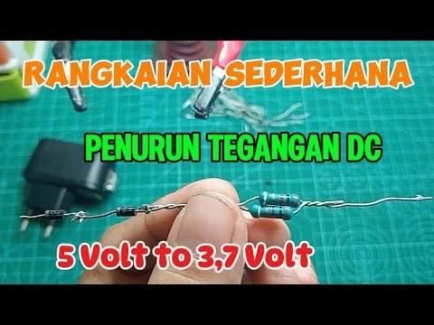 Cara Menurunkan Tegangan DC 5 volt ke 3,7 Volt #diy #viralvideo #tutorial