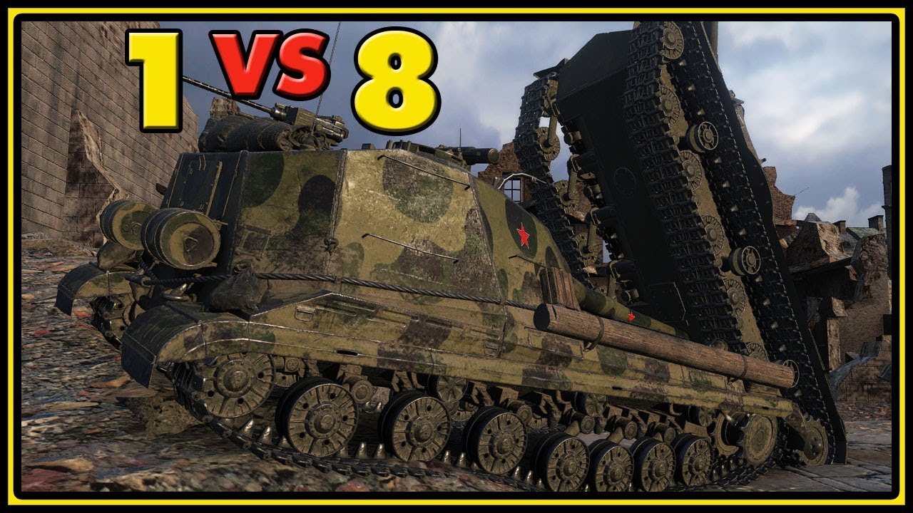 Object 268 Version 4 - 1 vs 8 - 11 Kills - World of Tanks Gameplay ...