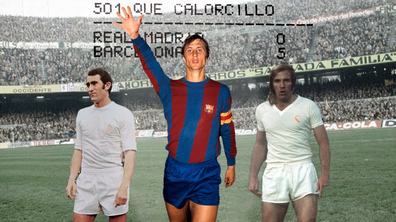 Johan Cruyff vs Real Madrid | Perfect performance in the original "La ...