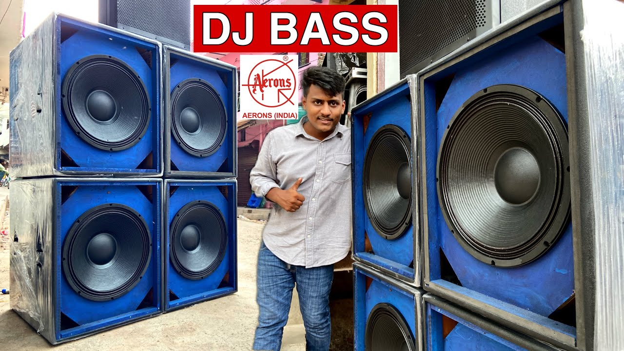 ये 4 DJ Bass तहलका मचा देंगे॥Aerons India Dj Speaker - YouTube