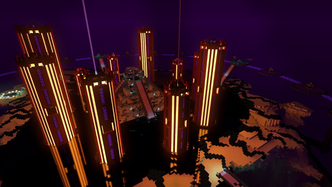 EPIC RTX Minecraft End Island Build!!! - YouTube