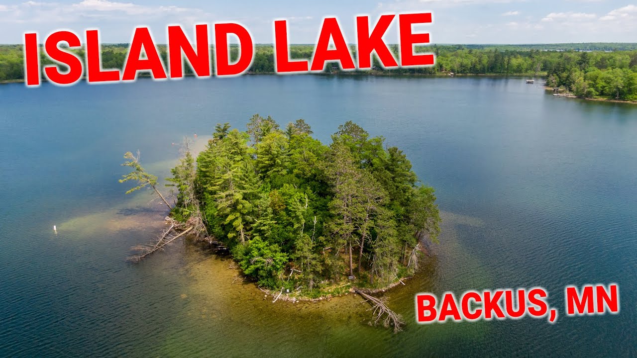 Live on the Lake that has a Cool Island and Crystal-Blue Waters, Backus ...