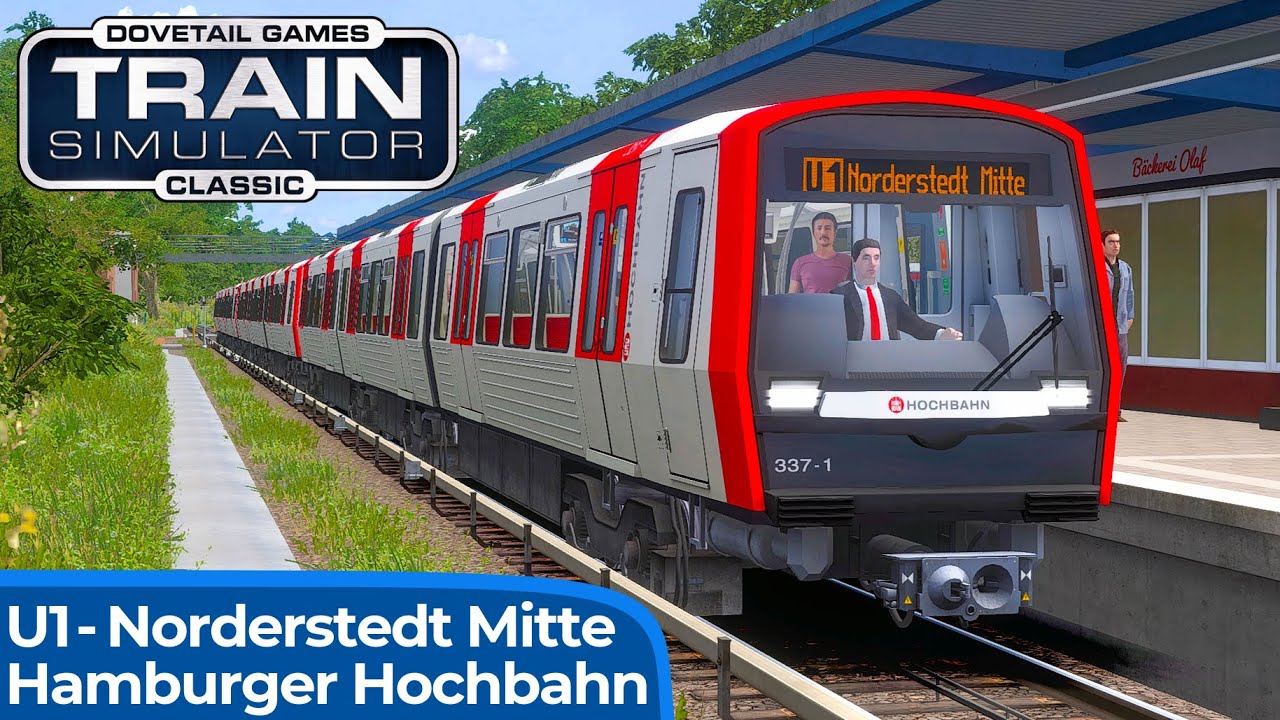 HAMBURGER HOCHBAHN: Mit der U1 nach Norderstedt Mitte | TRAIN SIMULATOR ...
