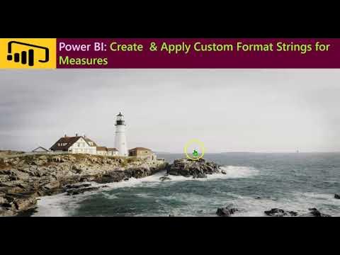 Power BI: Create & Apply Custom Format Strings for Measures - YouTube