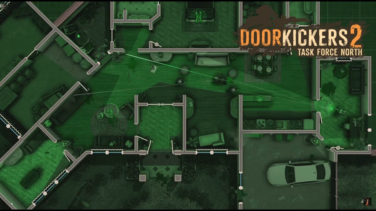 CIA Team Infiltrates Mansion to Save Hostage l Door Kickers 2 CQC ...