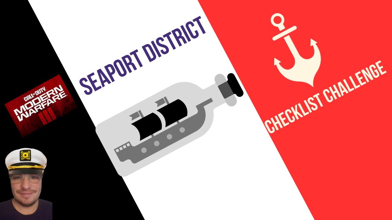 CHECKLIST CHALLENGE: SEAPORT DISTRICT |CALL OF DUTY MWIII/WARZONE - YouTube