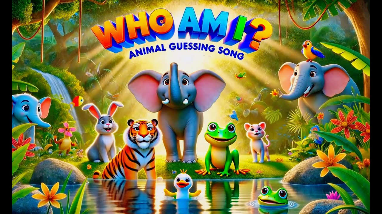 Who Am I? | Animal Guessing Song | Education Song - YouTube