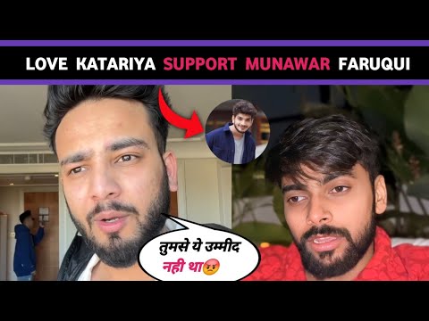 Big update elvish yadav shocked on love katariya support munawar faruqui on bigg boss 17||elvish ...
