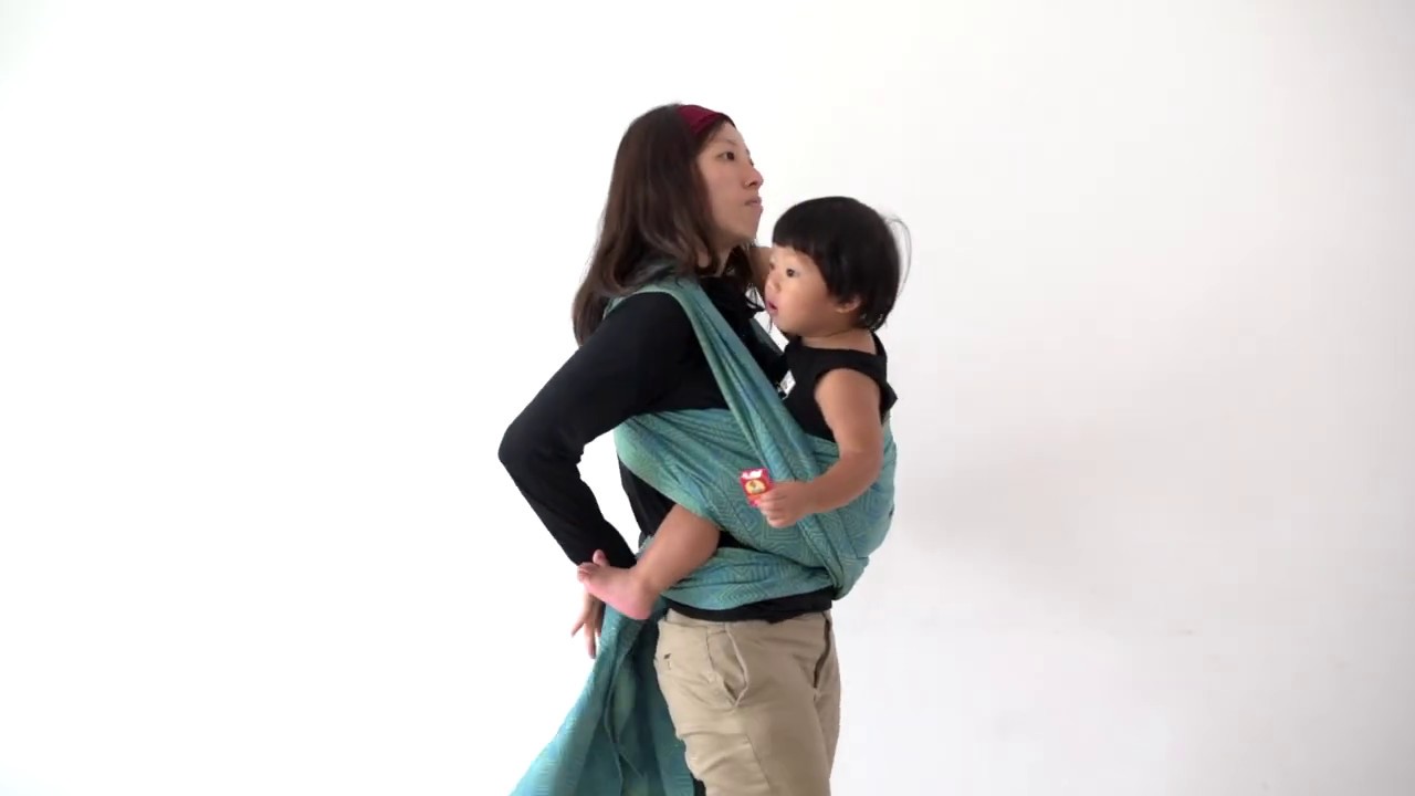 Front Wrap Cross Carry (FWCC) with Toddler - YouTube