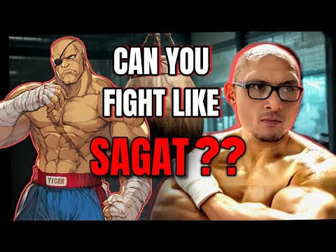 Copying Sagat's Fighting Style in Real Life! - YouTube