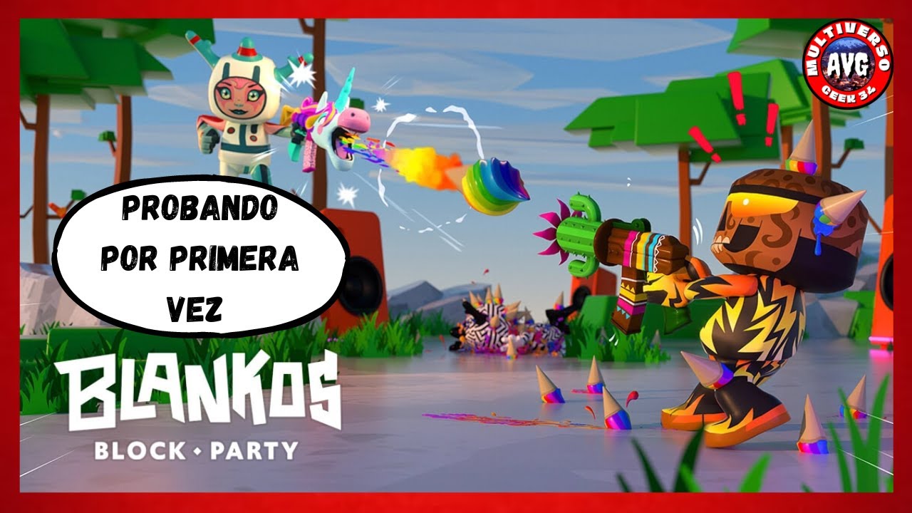 Jugando BLANKOS BLOCK PARTY (Explorando el juego) - YouTube