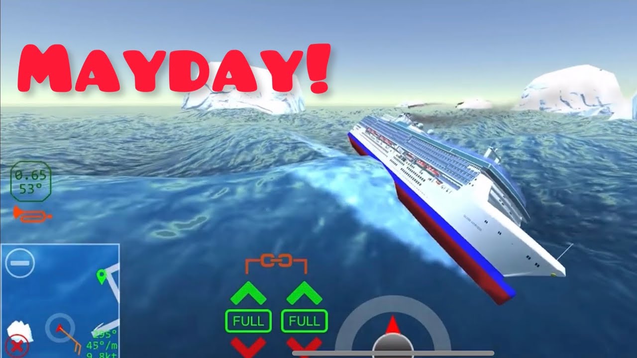 Sinking ship -Ship Handling Simulator - YouTube