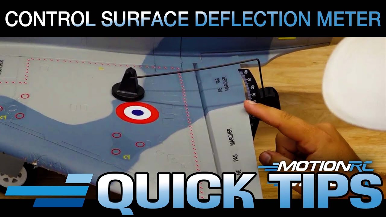 BenchCraft Control Surface Deflection Meter | Quick Tips | Motion RC ...