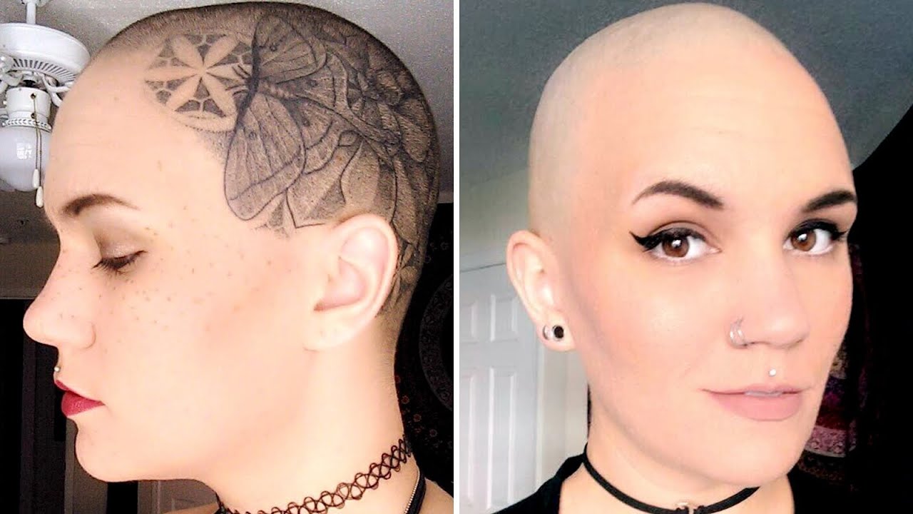 Cute Girl Head Shave Youtube
