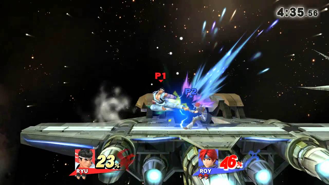 Smash4 Ryu Vs Roy - YouTube