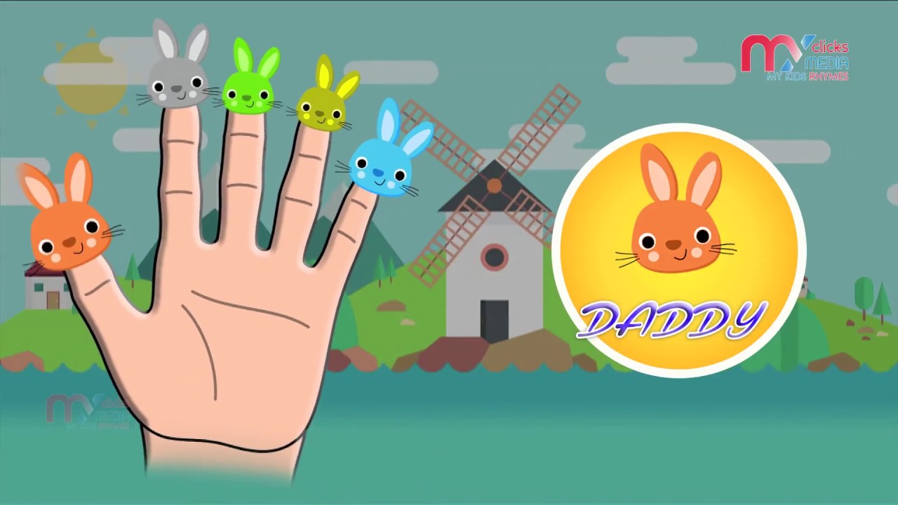 Rabbit Finger Family | Animals Finger Family | Nursery Rhymes for kids ...