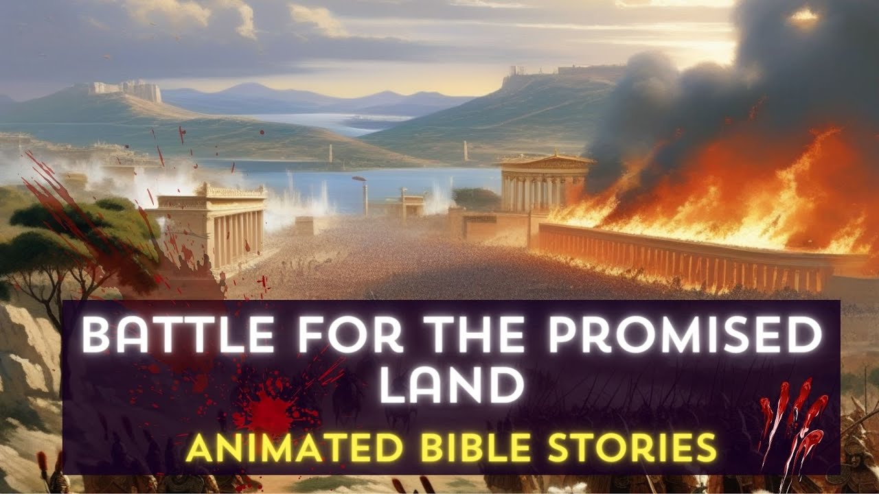 Battles for the promise land l Animated bible stories explained l Ai ...