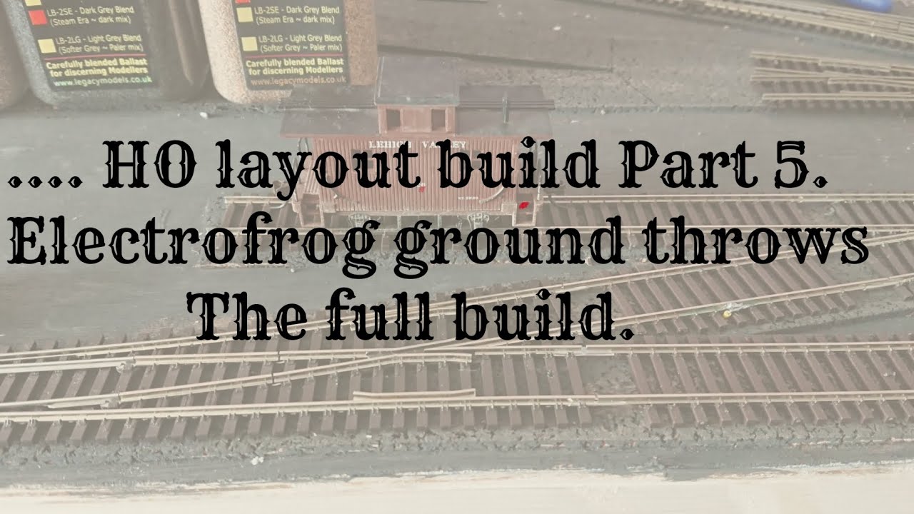 Caboose industries 220S ground throw build and installation @Angels ...