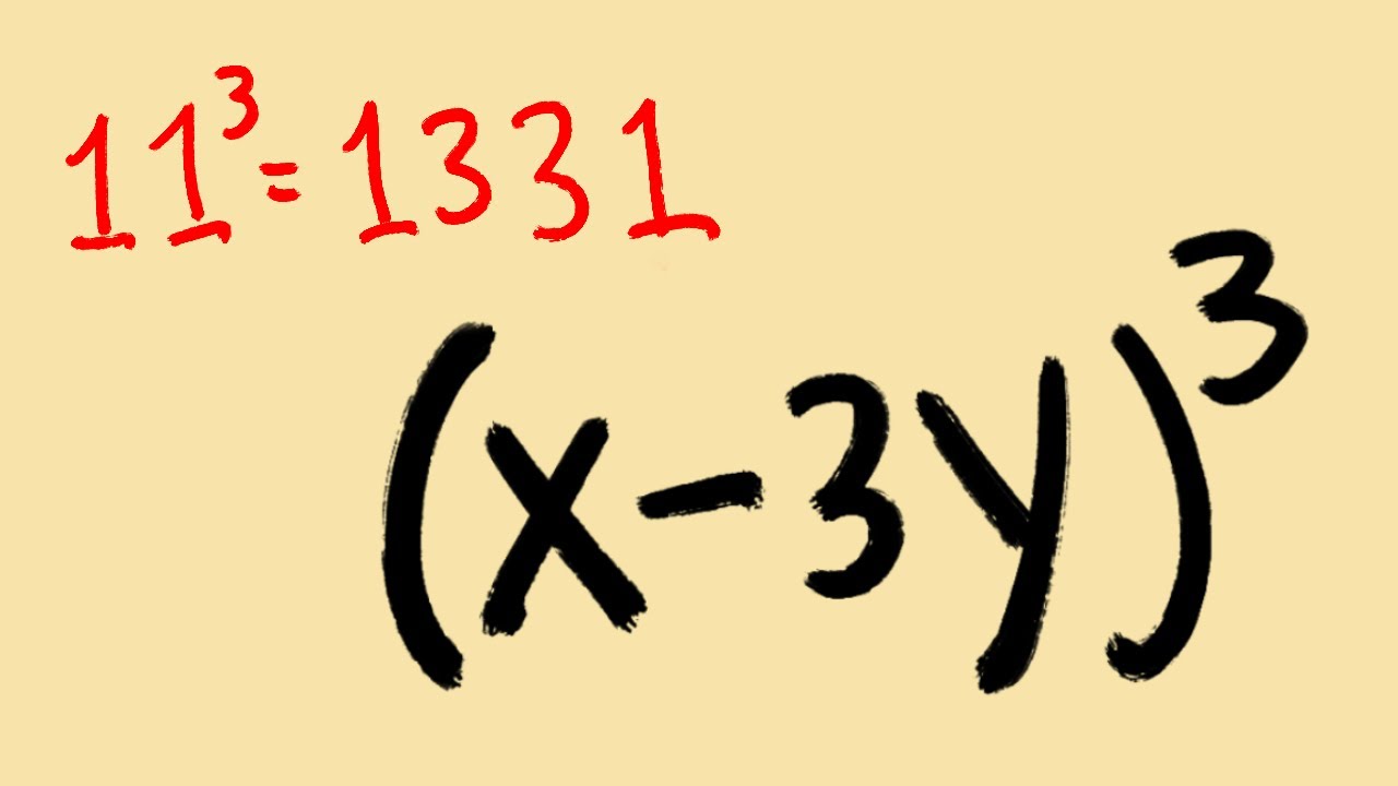 How 11 3 Helps To Expand x 3y 3 YouTube How 11 3 Helps To Expand x 3y 3 YouTube