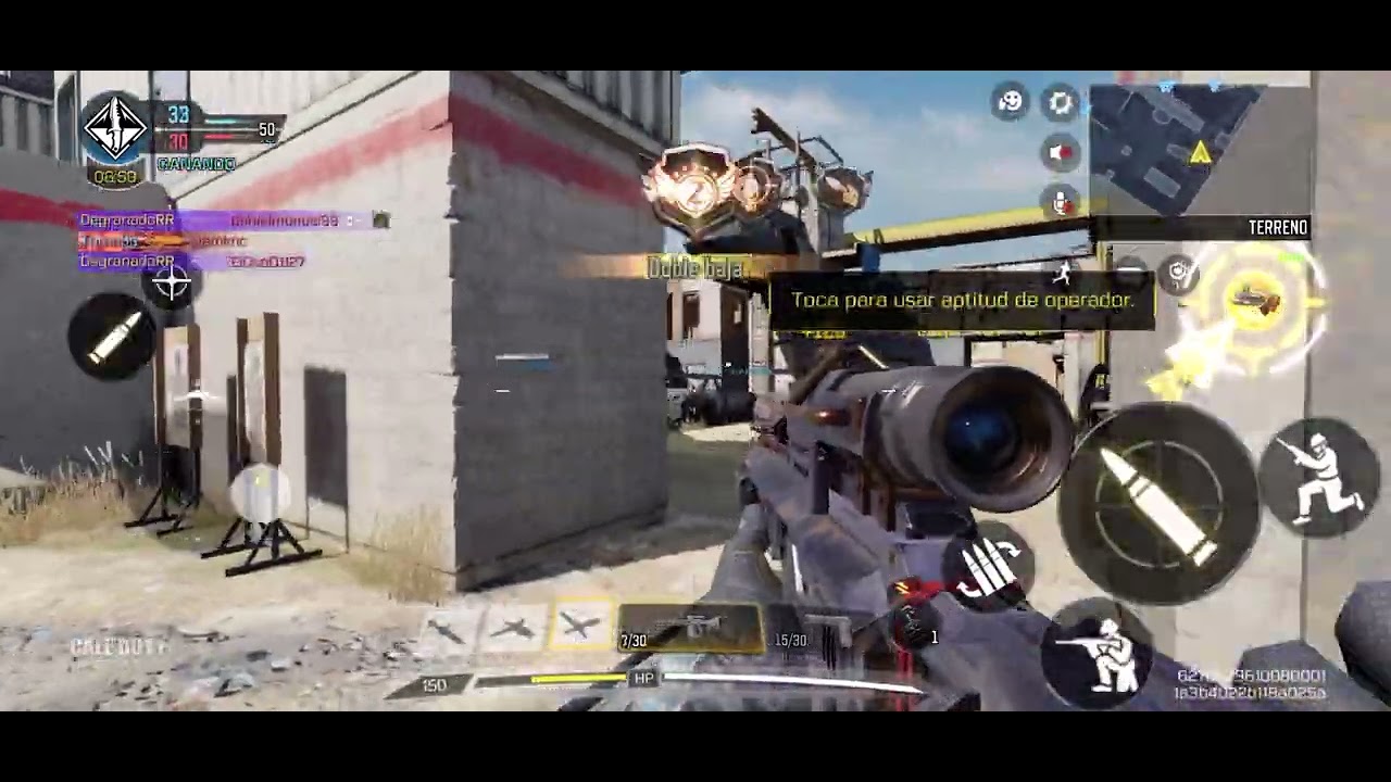 Call of duty mobile with sniper ACE - YouTube