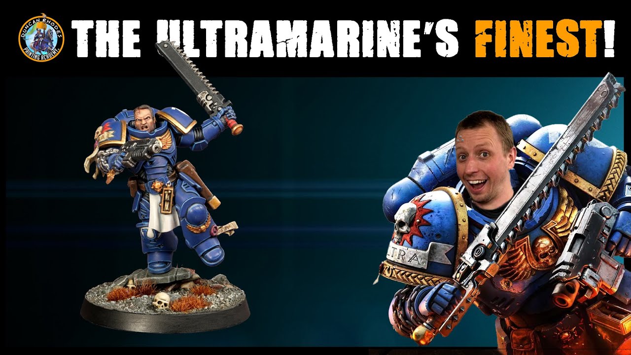 Space Marine 2 - How to paint Lieutenant Titus | Ultramarines ...
