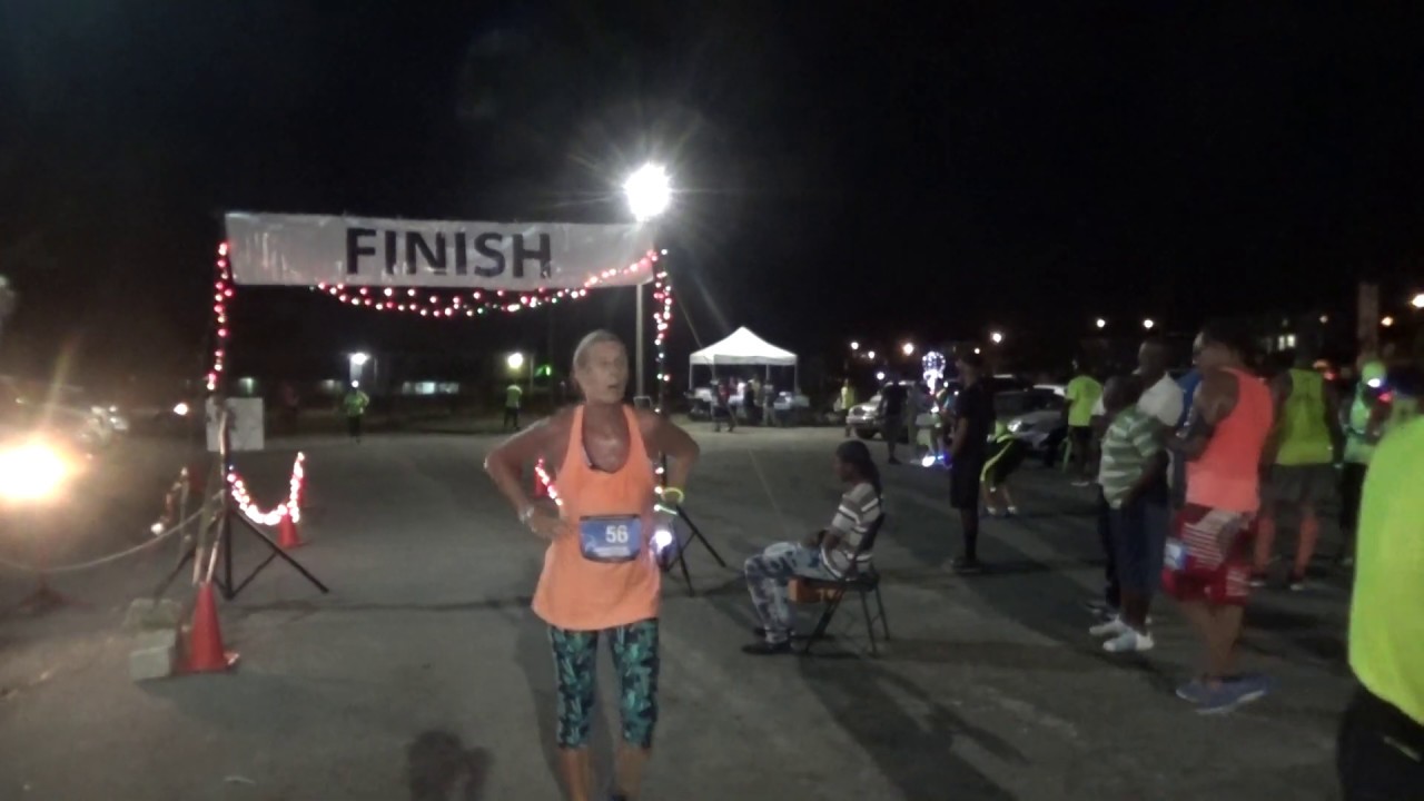 2018 Glow 5k Race Finish #2 - YouTube