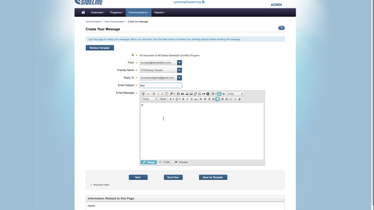 Team Sideline - AD Communication - YouTube