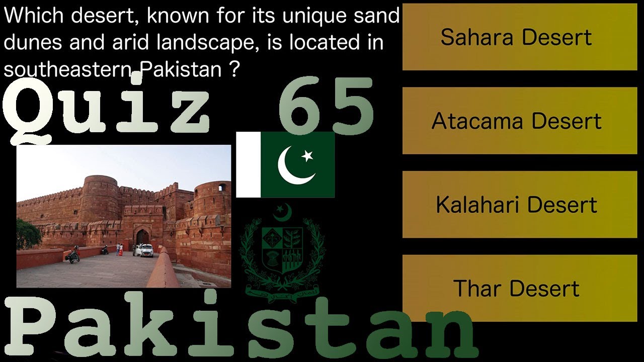 Country of Pakistan Pub Trivia/General Knowledge Quiz 65 for Pakistan's ...