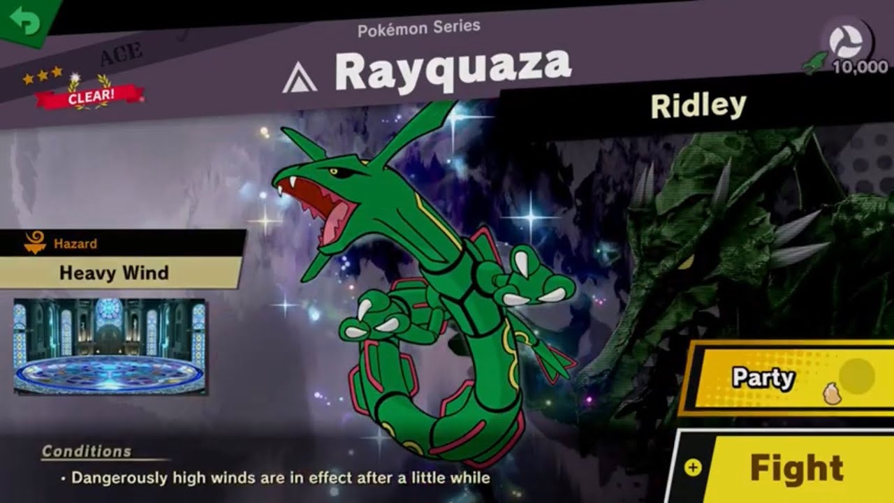 Super Smash Bros. Ultimate - Rayquaza w/ No Spirits (Max Score of ...