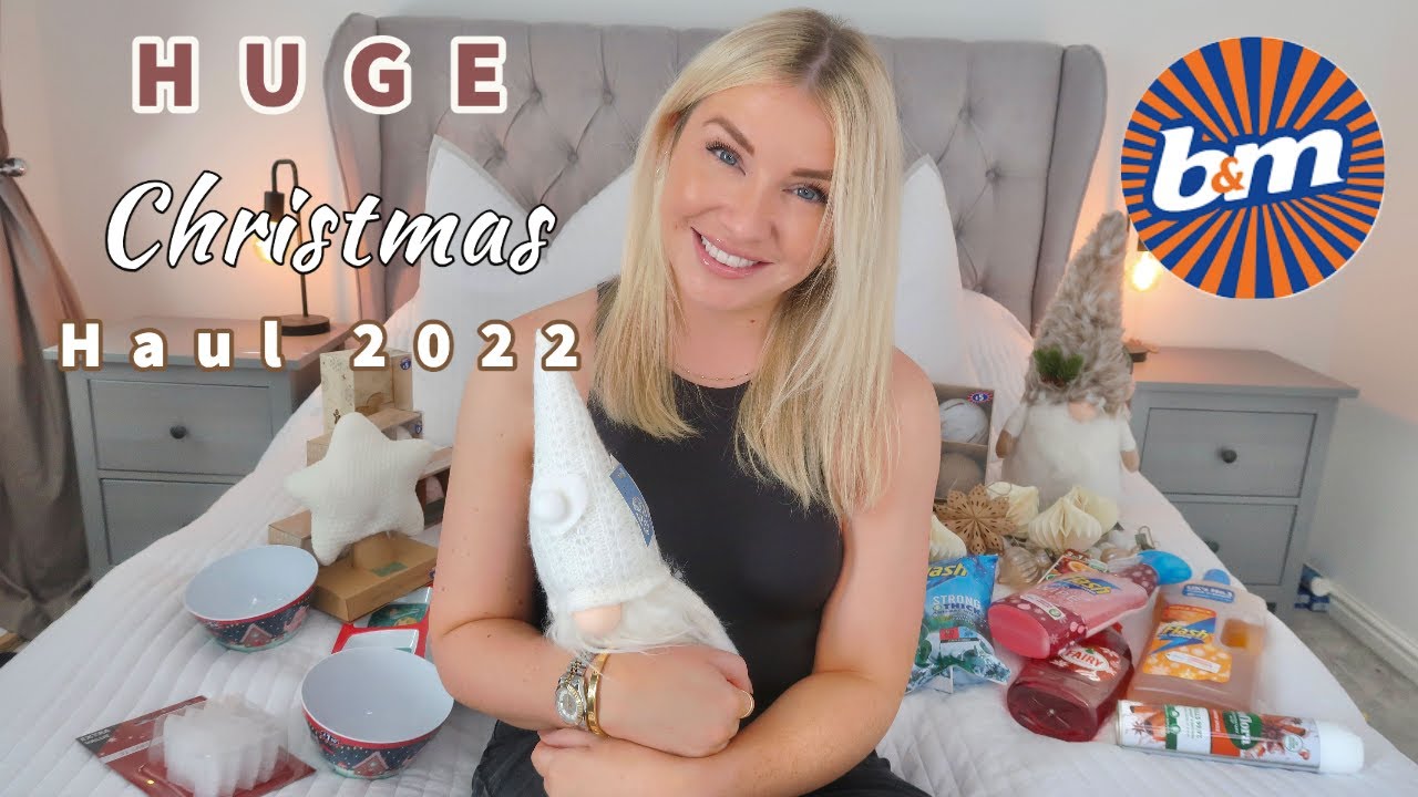 B&M NEW IN HUGE CHRISTMAS HAUL 🎄 DECOR HOME & CLEANING MY BIGGEST HAUL ...