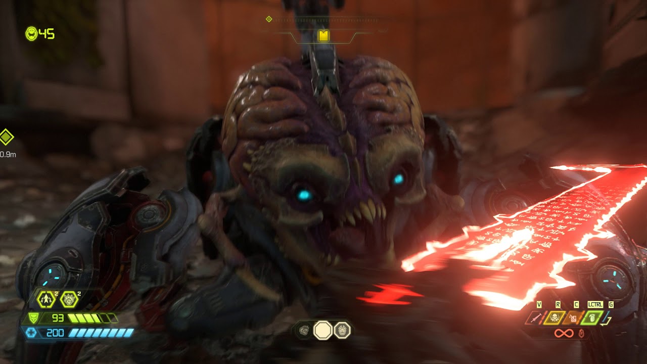 Doom Eternal Infinite Crucible Blade Gameplay (Infinite Ammo Cheat Code ...