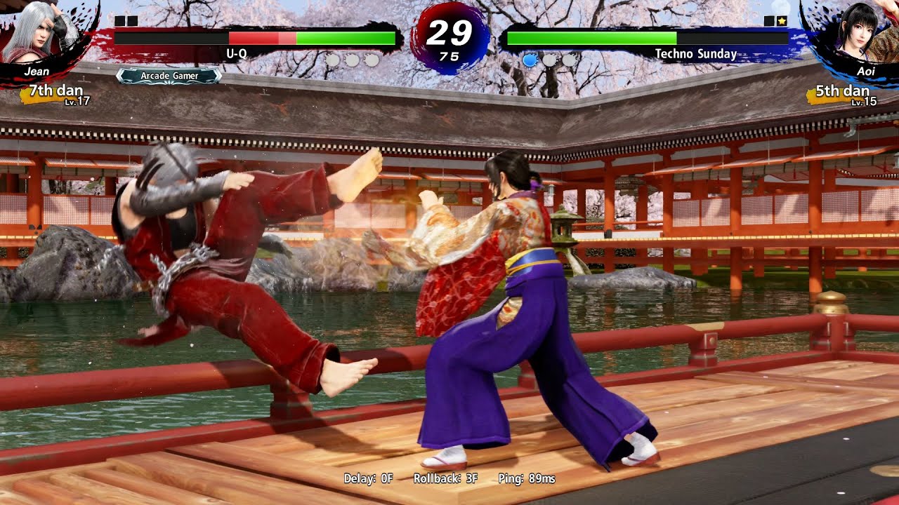Virtua Fighter 5 REVO Open beta - Aoi Matches 1 - YouTube