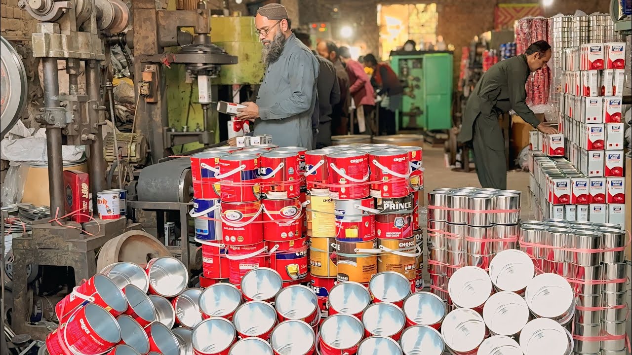 Inside the Factory: Turning Raw Materials into Paint Cans| - YouTube
