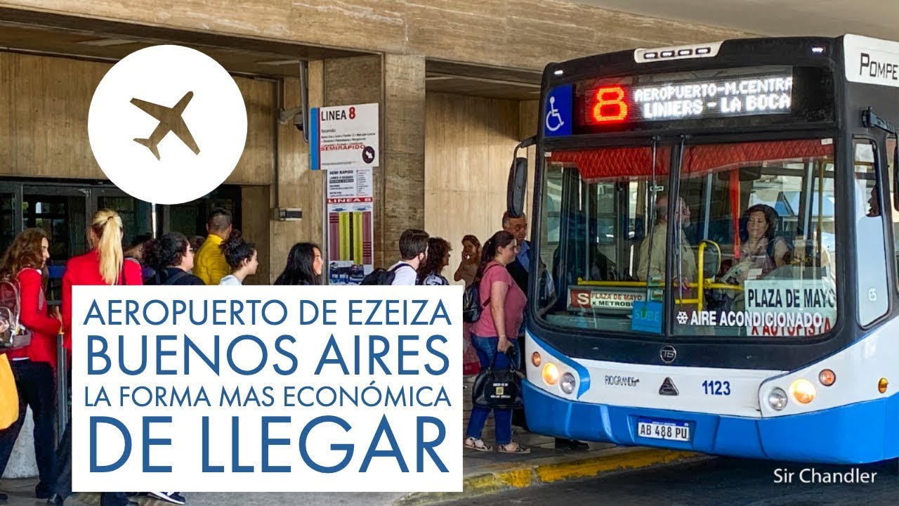 Colectivo rápido a Ezeiza por poco dinero - línea 8 - YouTube