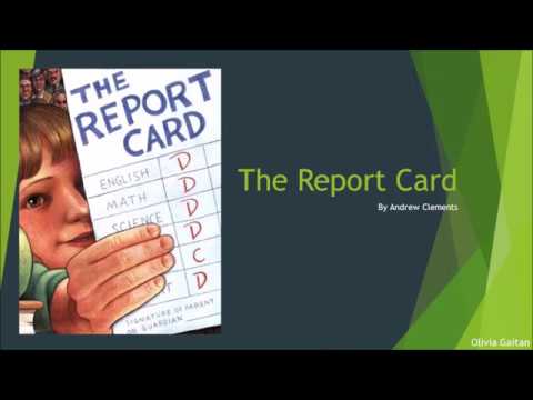 The Report Card book trailer by Olivia Gaitan - YouTube