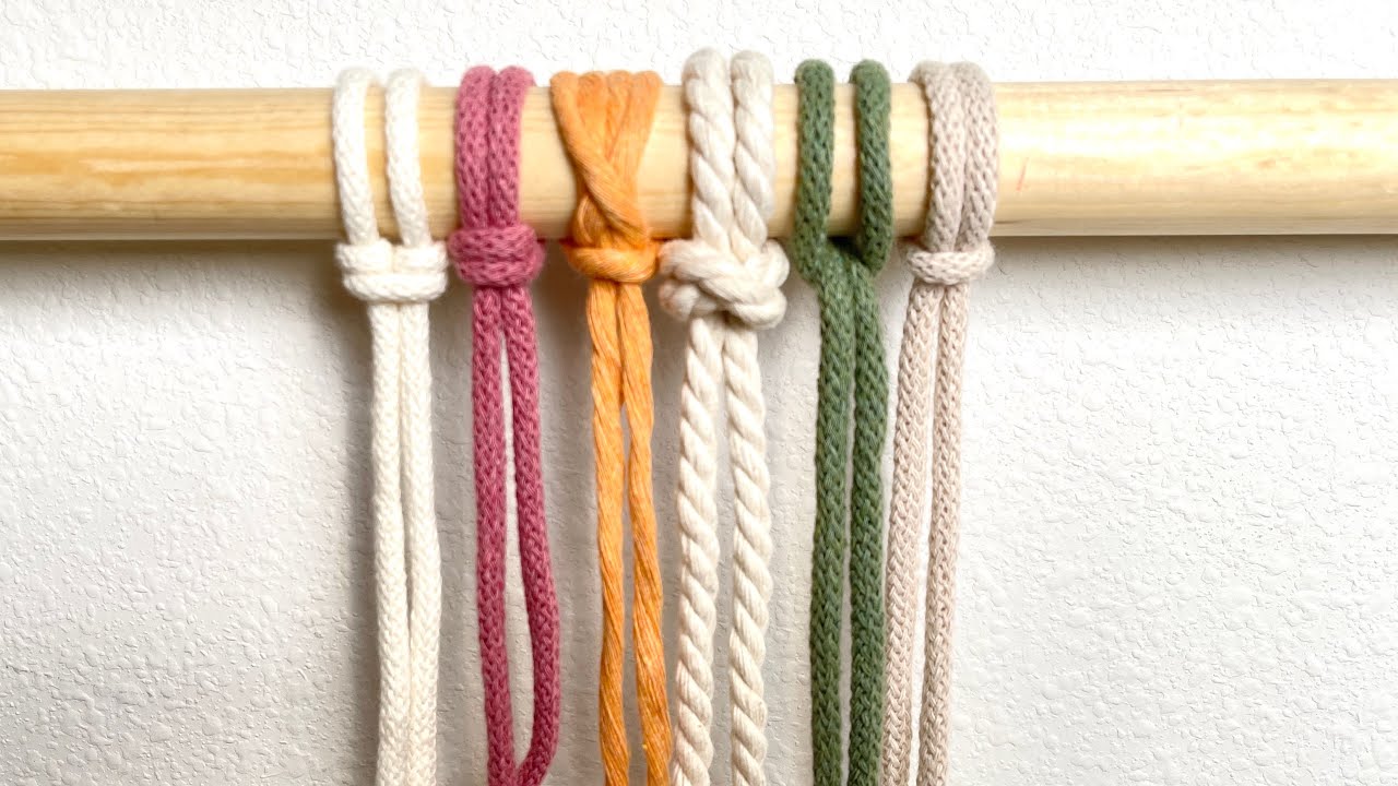 6 Ways to Start Your Next Macrame Project - YouTube