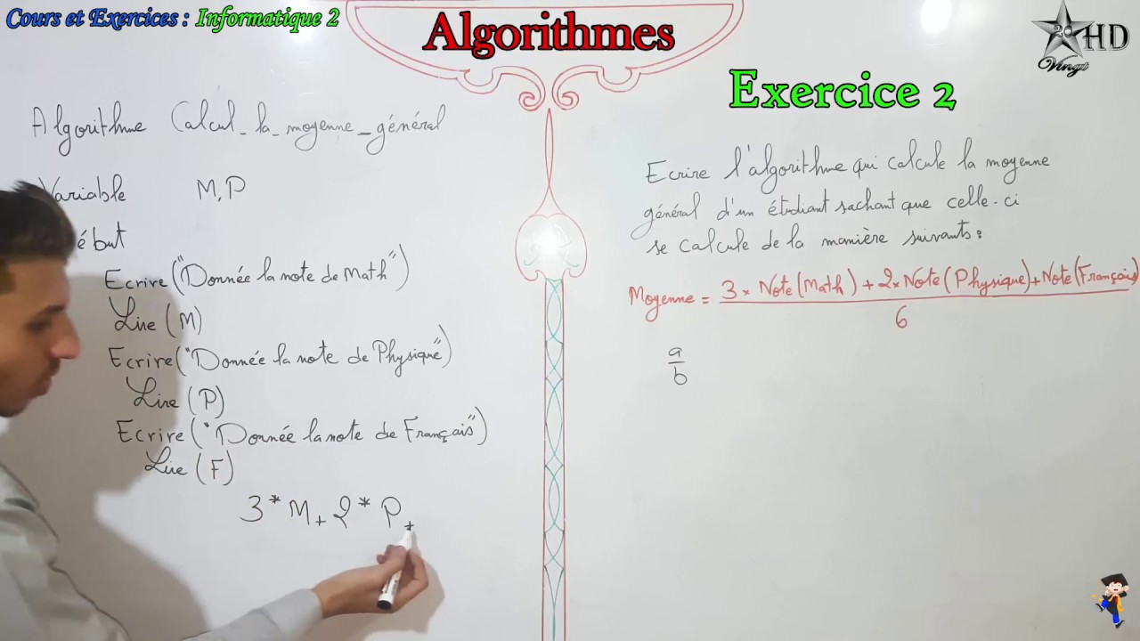 exercice 2 dans Algorithmes Informatique 2 - YouTube